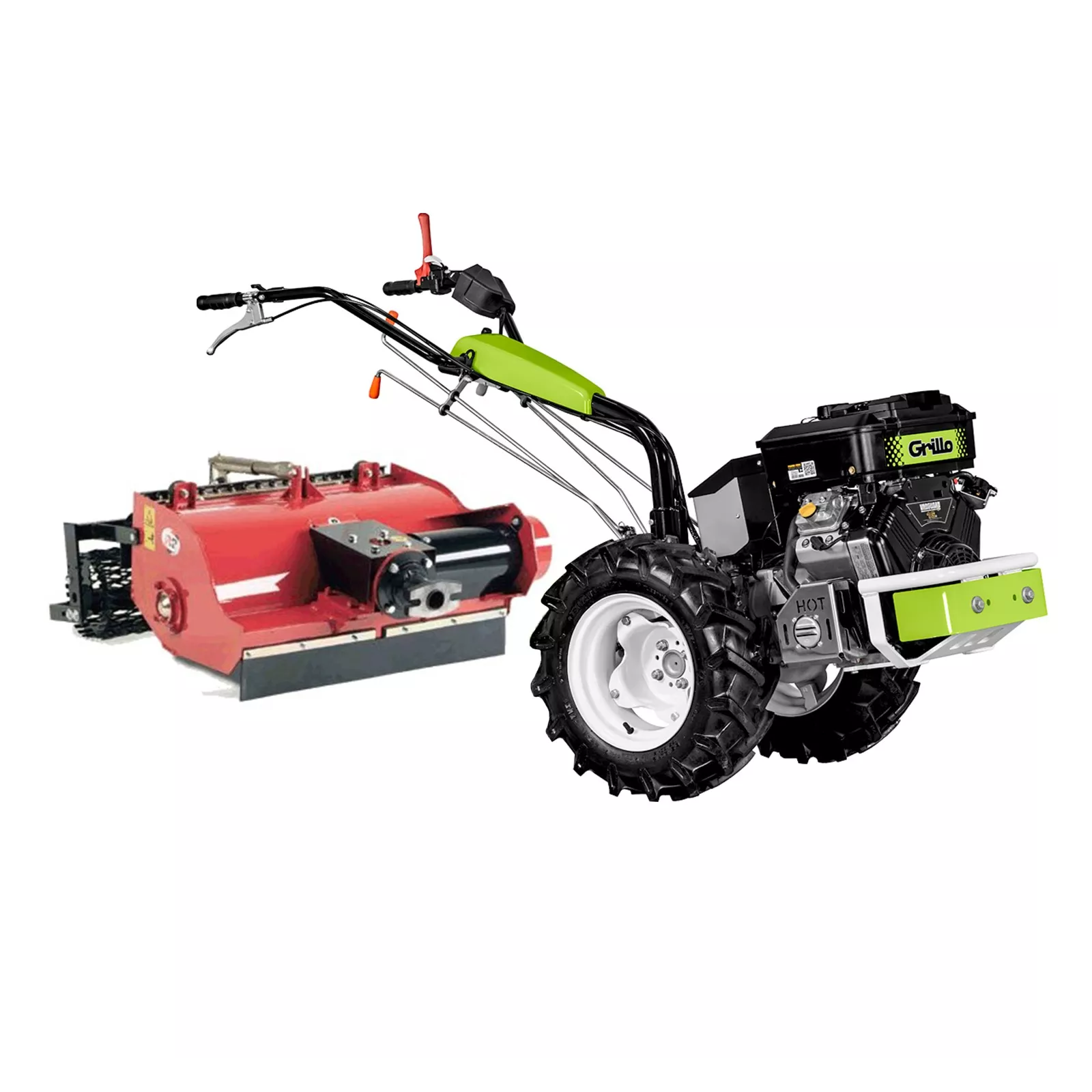 Grillo G131 - Motoculteur avec enfouisseur de pierre