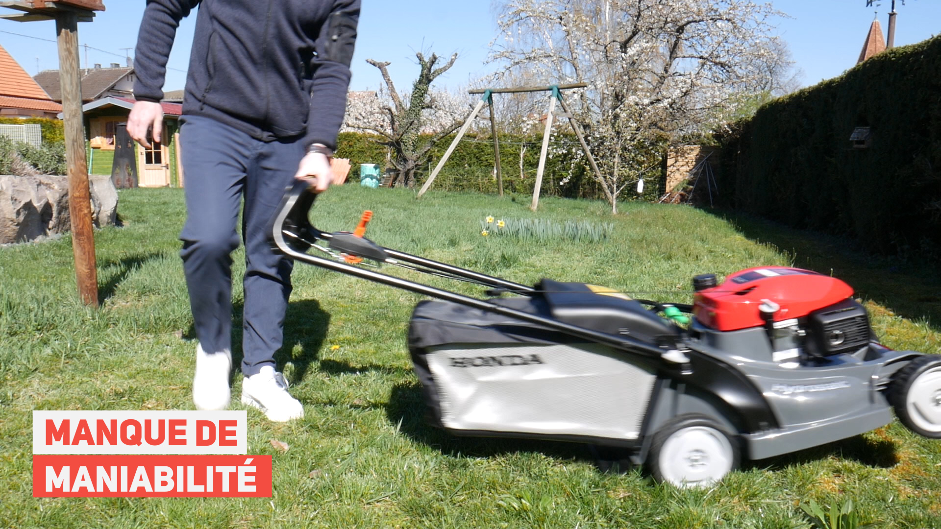 Test produit tondeuse thermique Honda HRX 476 HYEA